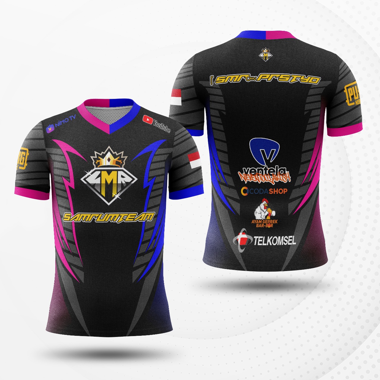 Rekomendasi Desain Jersey Gaming Simple Dan Elegan